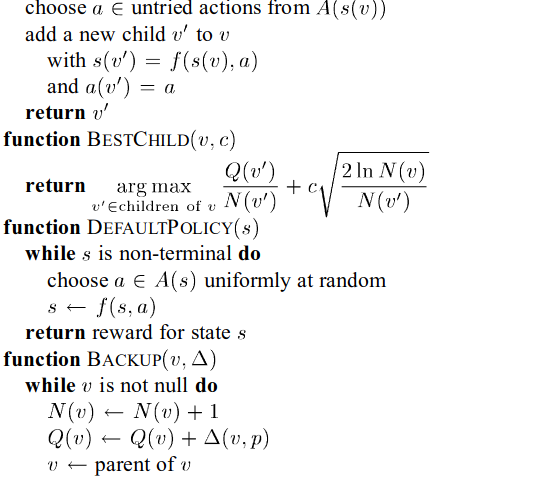A Survey of Monte Carlo Tree Search Methods | Yixiong's Blog